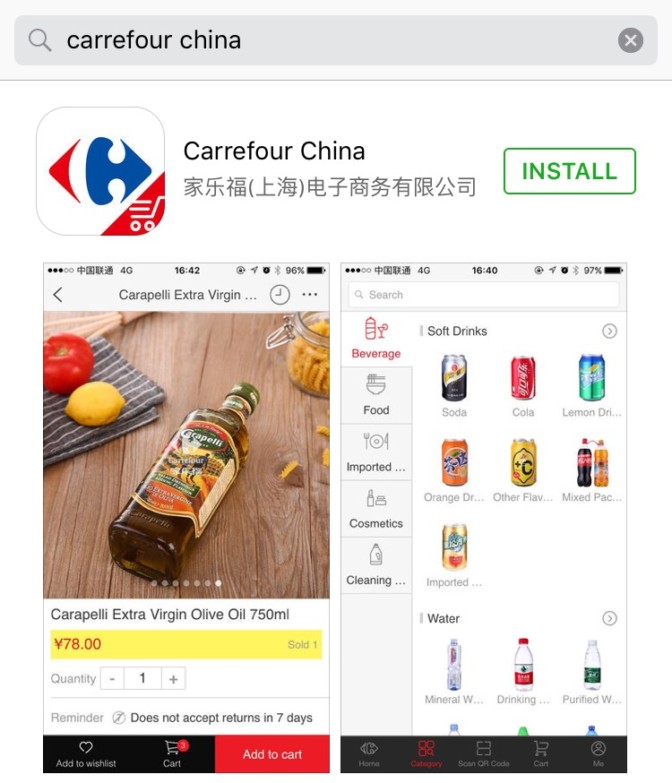 The Chengdu Carrefour Delivery App | Chengdu-Expat.com